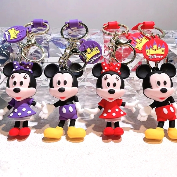 Disney | Accessories | Disney Mickey And Minnie Mouse Key Chains | Poshmark
